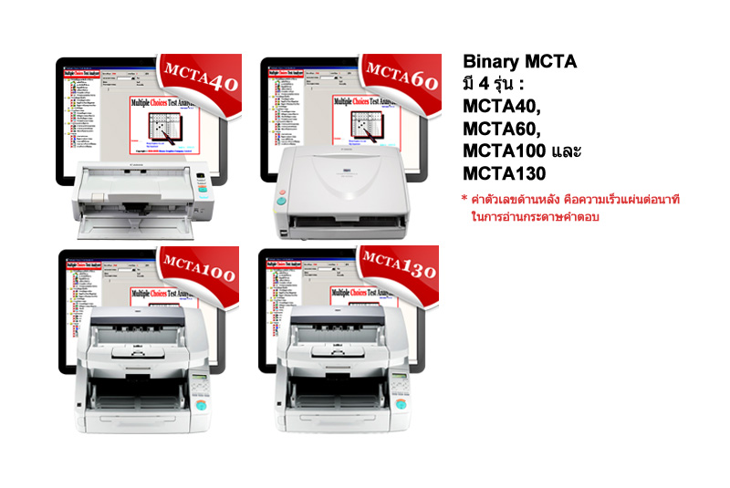 Binary MCTA | เครื่องตรวจข้อสอบอัจฉริยะ